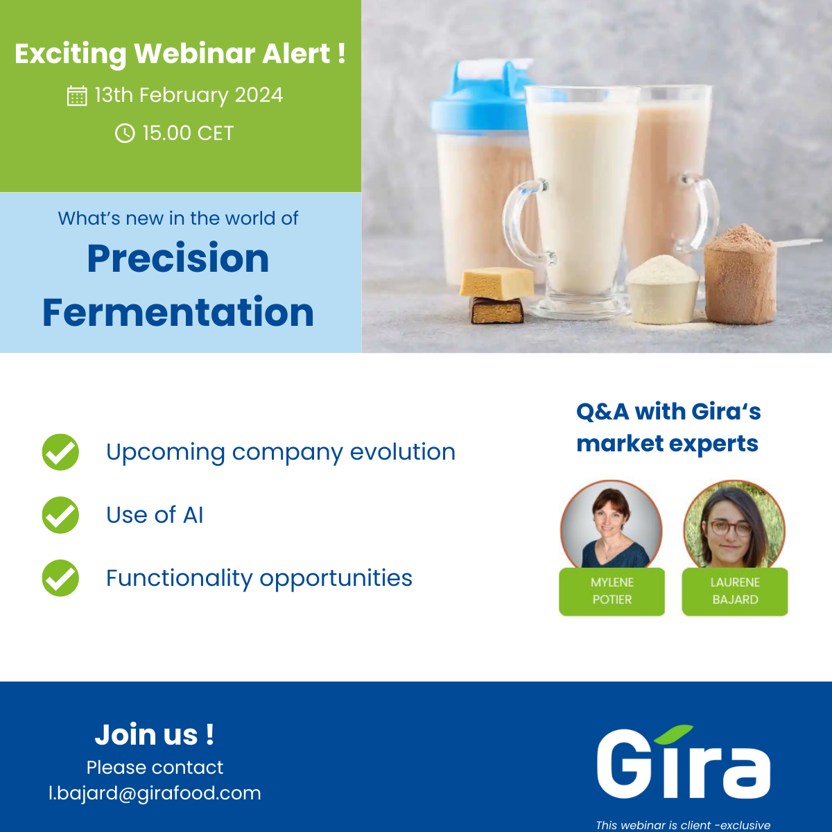 Webinar: What's new in the world of Precision Fermentation?